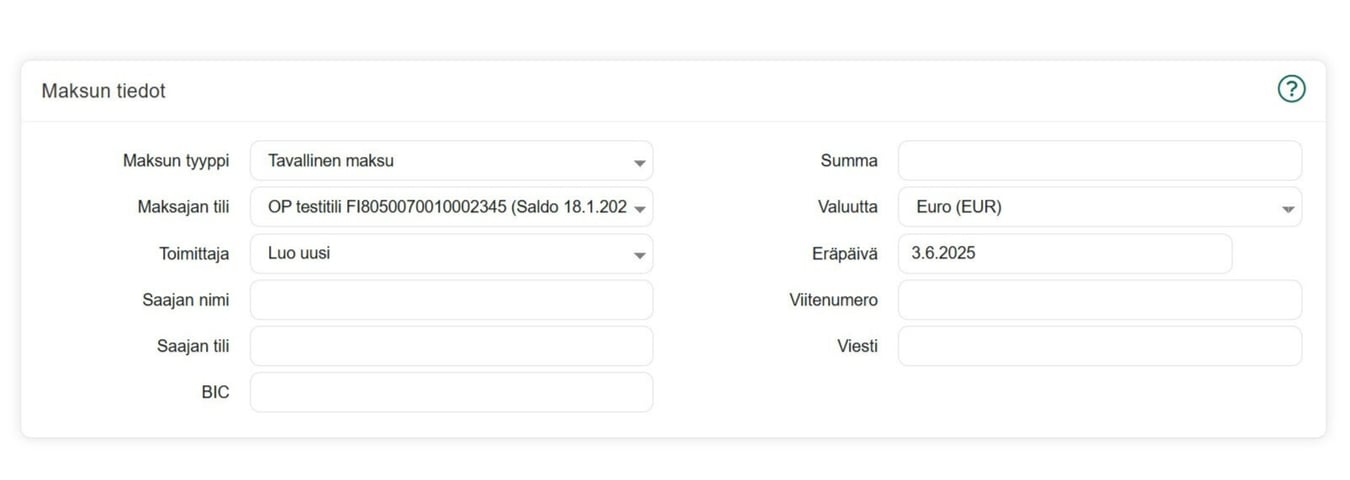 Maksuliikenne ja pankki | Fennoa
